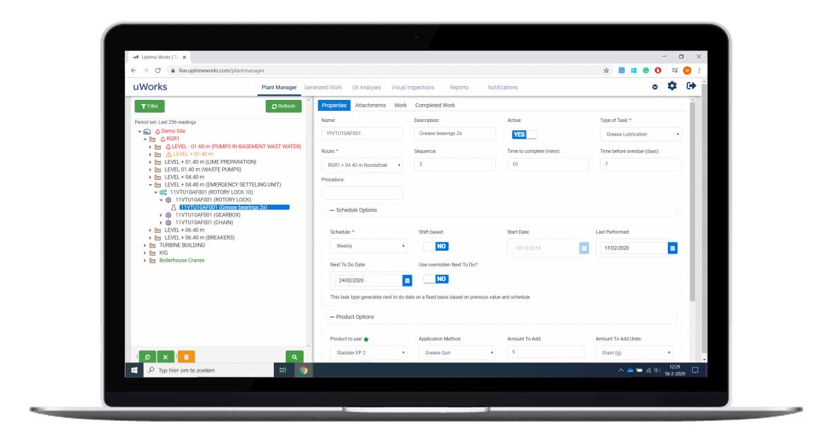 Reliability & Condition Monitoring Software - UpTimeWorks
